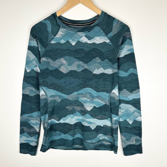 Smartwool | Tops | Smartwool Classic Thermal Merino Base Layer Crew Top ...